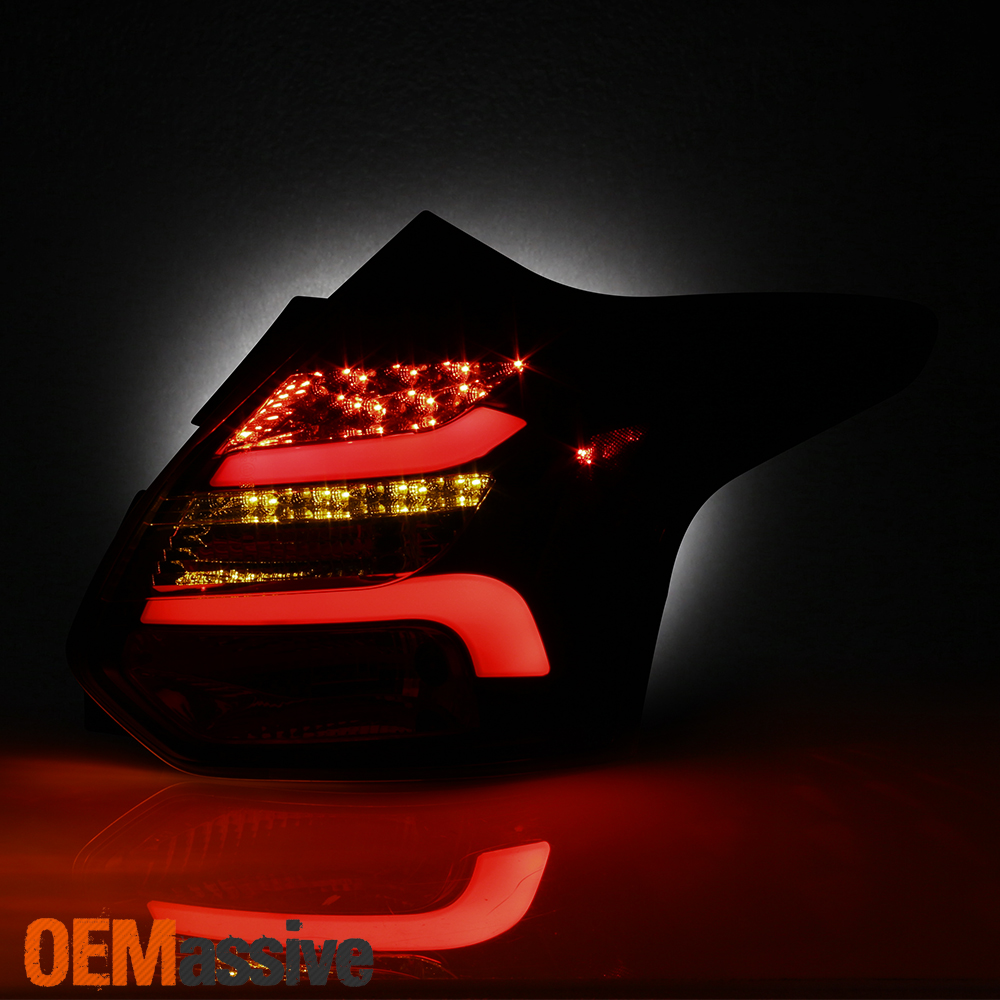 For 2012-2014 Ford Focus Hatchback SEQUENTIAL LED Tube Tail Lights ...