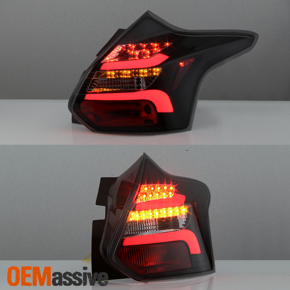 For 2012-2014 Ford Focus Hatchback SEQUENTIAL LED Tube Tail Lights ...