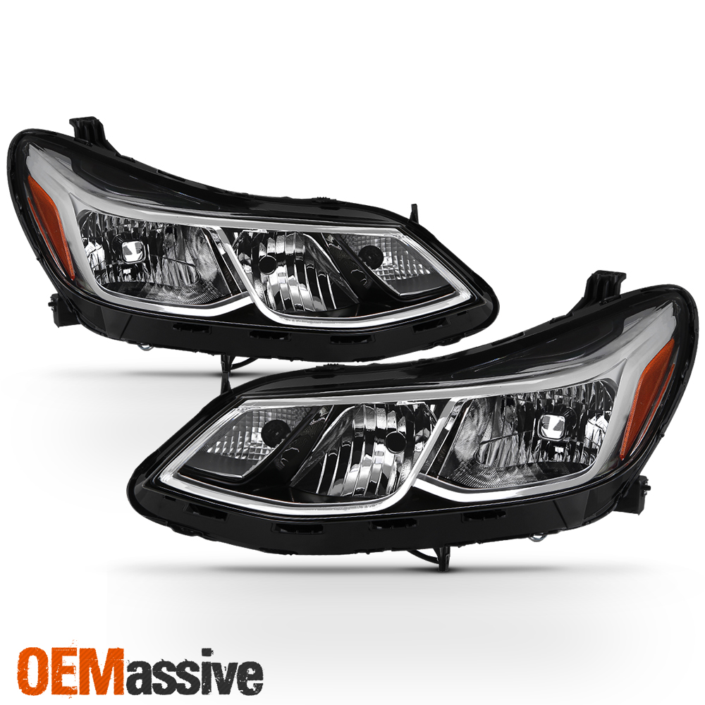 Fit 2016 2017 2018 2019 Chevy Cruze Sedan Both Side Halogen Headlights ...