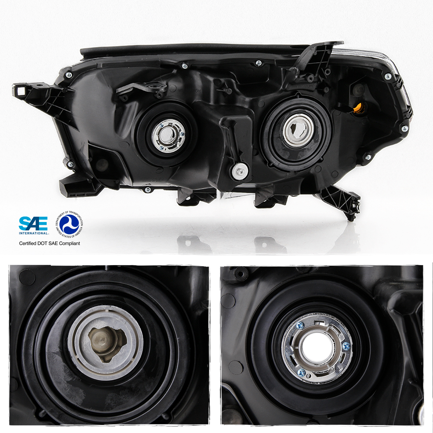 For 2010-2013 4Runner SR5/Trail w/ Trail Package Black Headlight Left ...