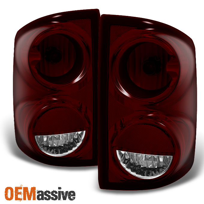 Fit 05-11 Dodge Dakota Dark Red Tail Lights L+R Side Replacement | eBay